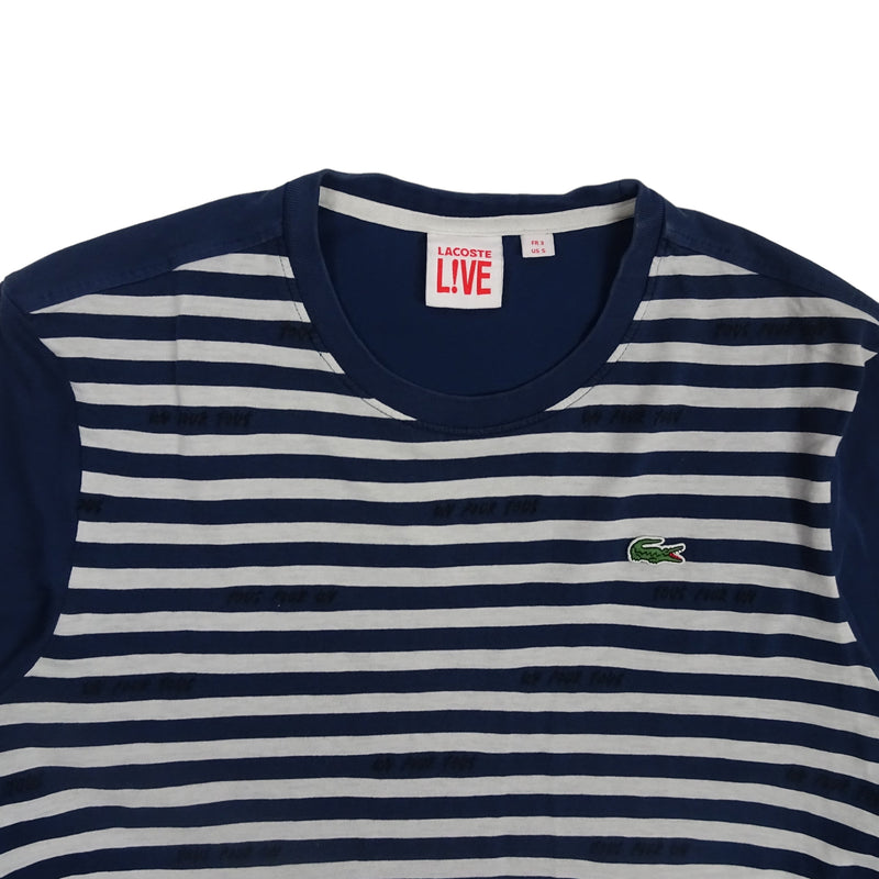 Vintage Lacoste Striped Navy T-Shirt – Pine Vintage Vintage Lacoste Striped Navy T-Shirt – Pine Vintage